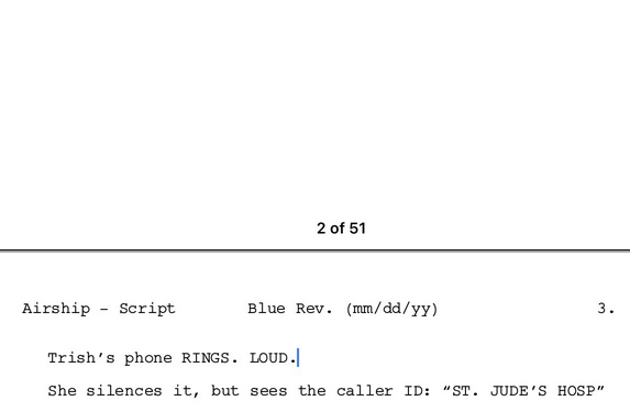 How Can I Insert A Page Break In The Final Draft Mobile App For The Ipad Final Draft