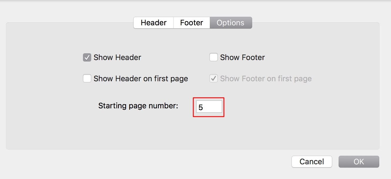 Can I change a script's starting page number? – Final Draft